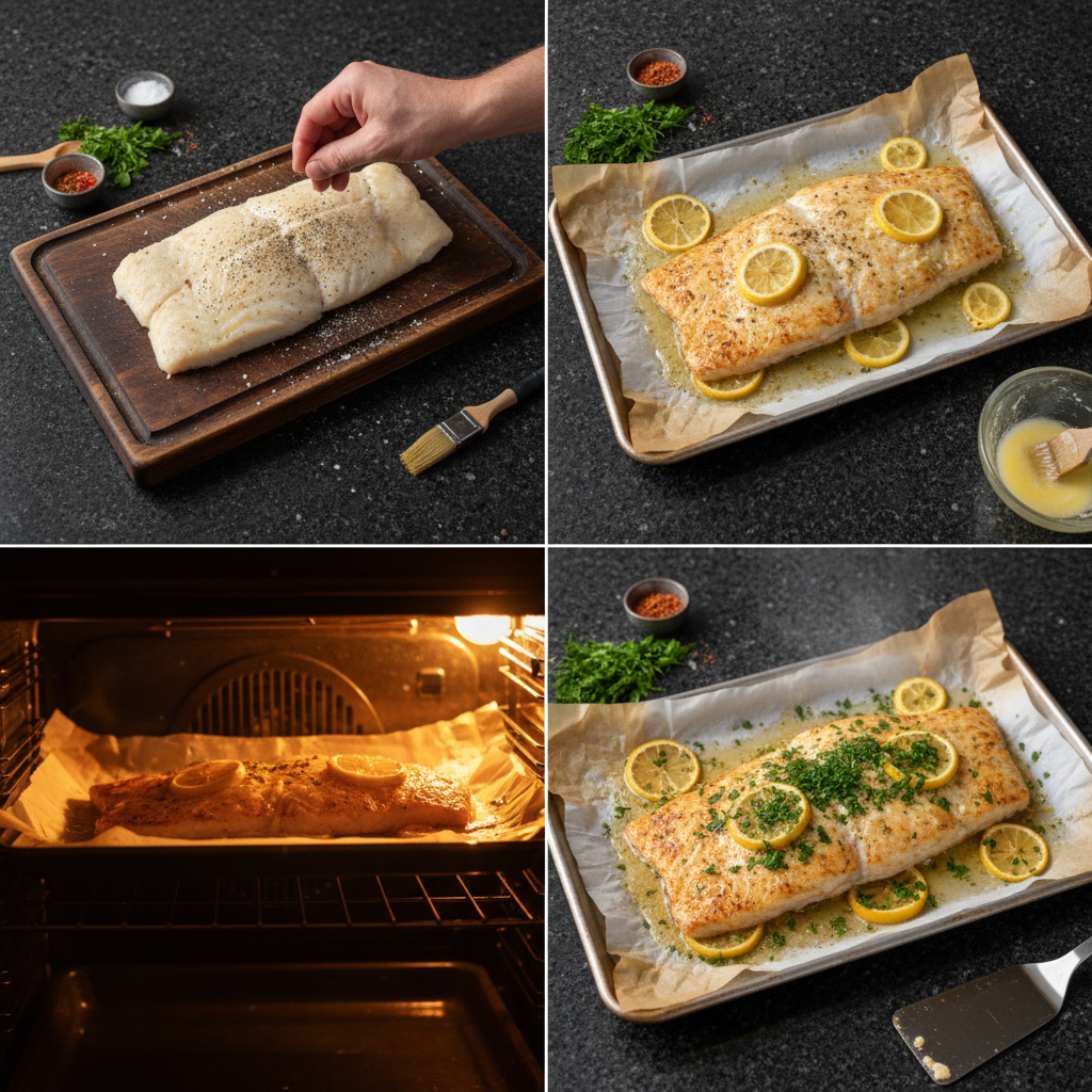 The Best Baked Halibut Recipe (Juicy and Flaky)